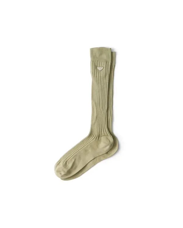 Prada Cotton Socks - Green
