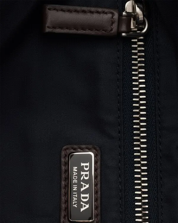 Prada Re-nylon And Leather Pouch