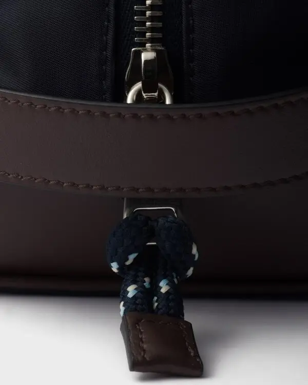 Prada Re-nylon And Leather Pouch