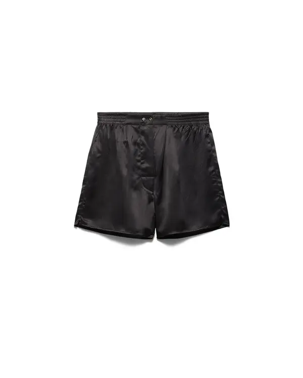 Prada Satin Shorts