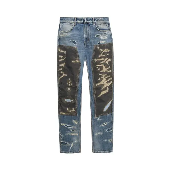 Givenchy Vintage Effect Straight Leg Jeans