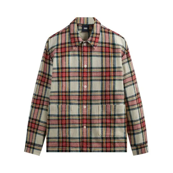 Kith Plaid Boxy Collared Overshirt