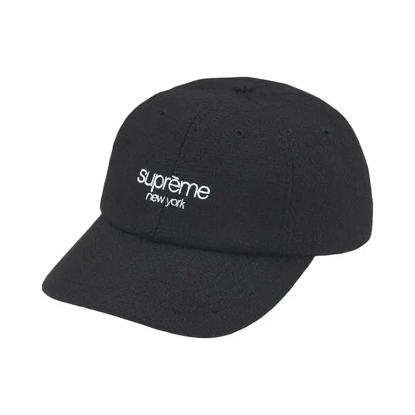 Supreme Harris Tweed 6-panel Cap - Black