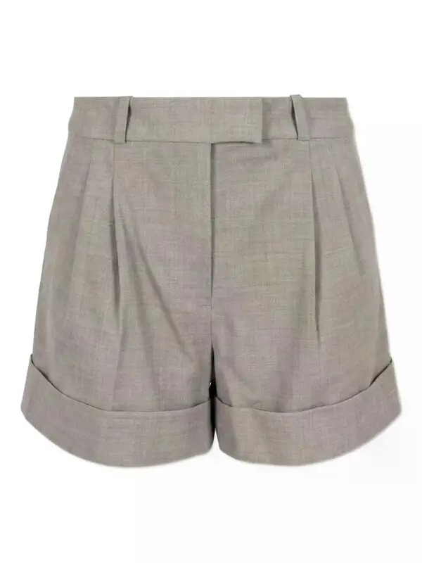 Rag & Bone Neila Pleated Cuffed Shorts