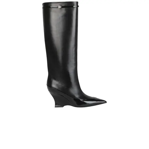 Givenchy Raven Wedge Boots - Black