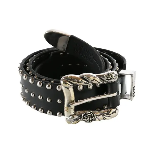 Enfants Riches Déprimés Lock Jaw Dome Stud Belt - Black