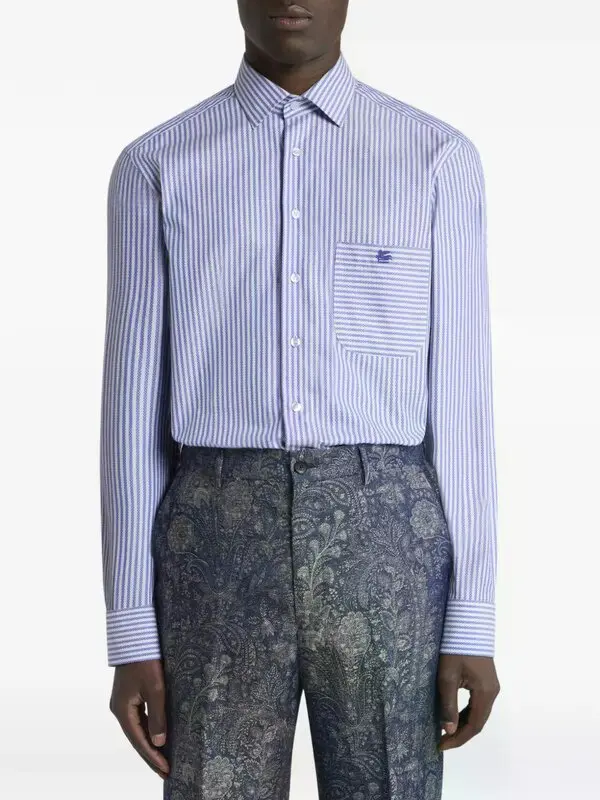 Etro Striped Cotton Shirt