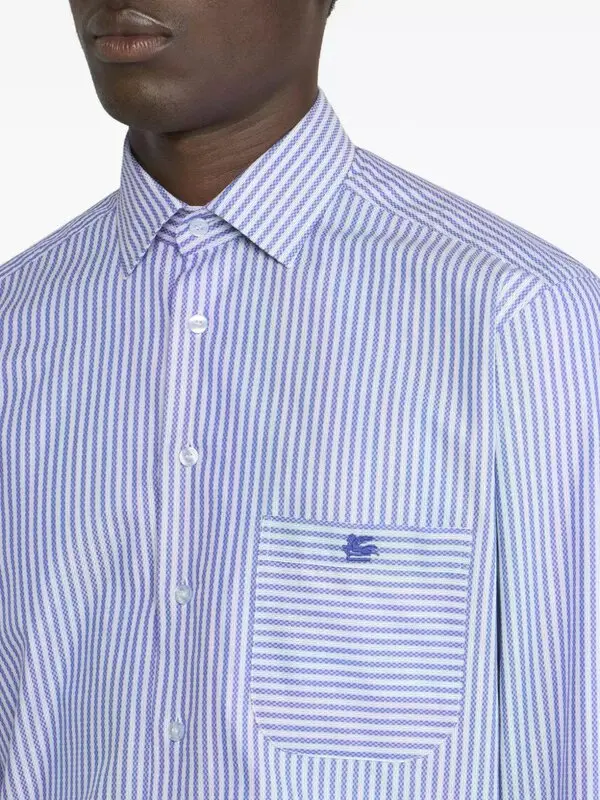 Etro Striped Cotton Shirt