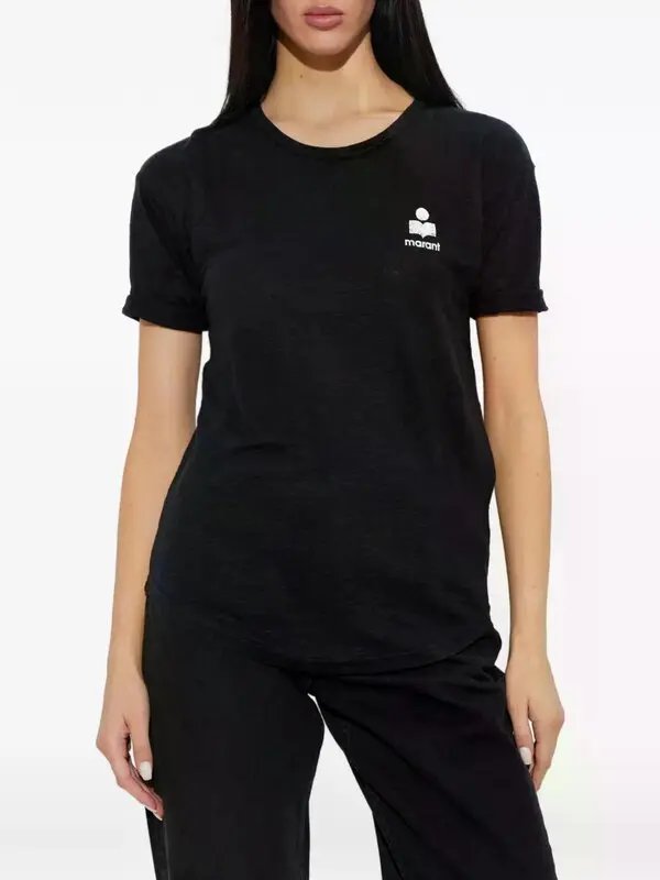 MARANT ETOILE Logo T-shirt - Black