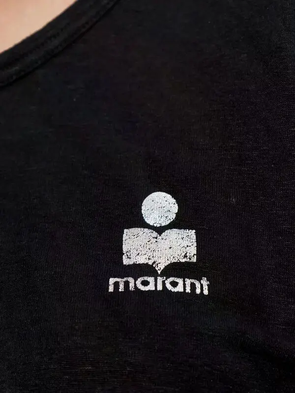 MARANT ETOILE Logo T-shirt - Black