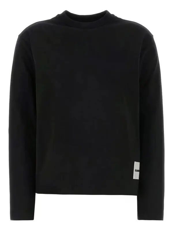 JIL SANDER Cotton Crew Neck Sweater