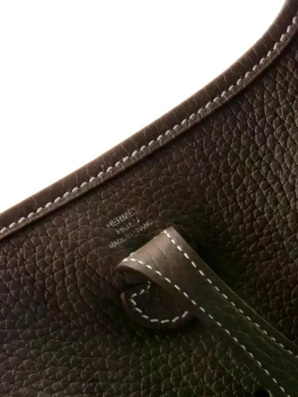 Hermès Evelyne Tpm Crossbody Bag Clemence Gen Iii - Grey