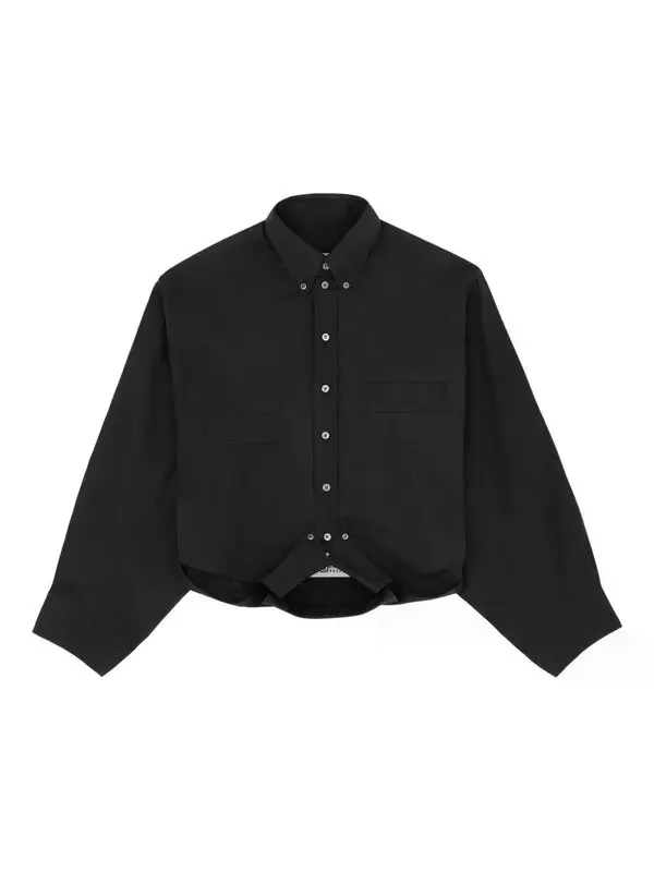 MAISON MARGIELA Cotton Poplin Mirrored Panel Shirt