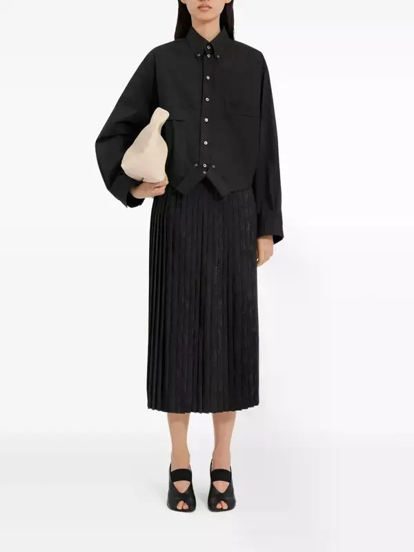 MAISON MARGIELA Cotton Poplin Mirrored Panel Shirt