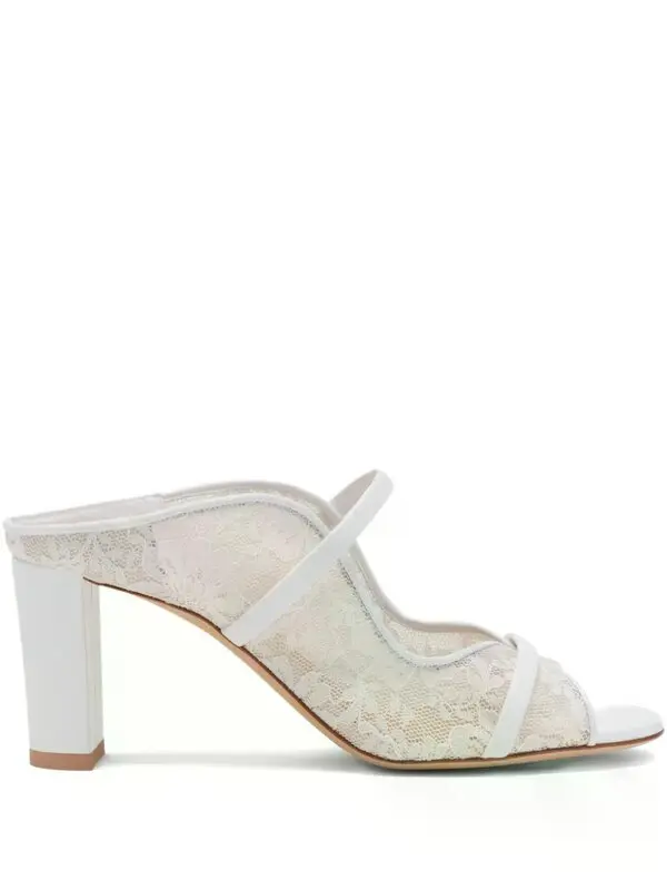 MALONE SOULIERS Norah Laced Sandals - White