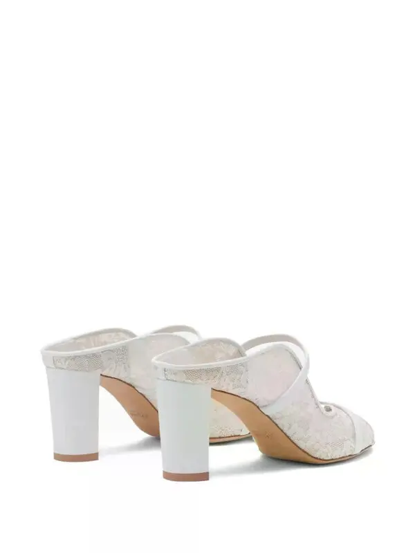 MALONE SOULIERS Norah Laced Sandals - White