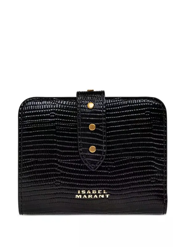 Isabel Marant Logo-plaque Wallet - Black