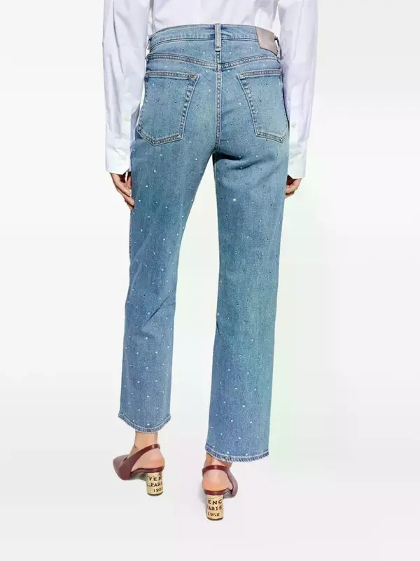 Rag & Bone Button-up Embellished Jeans