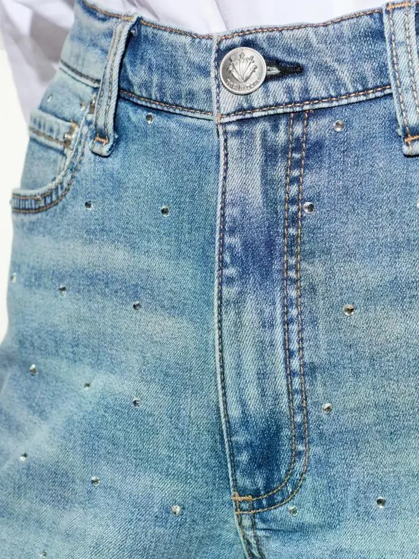 Rag & Bone Button-up Embellished Jeans
