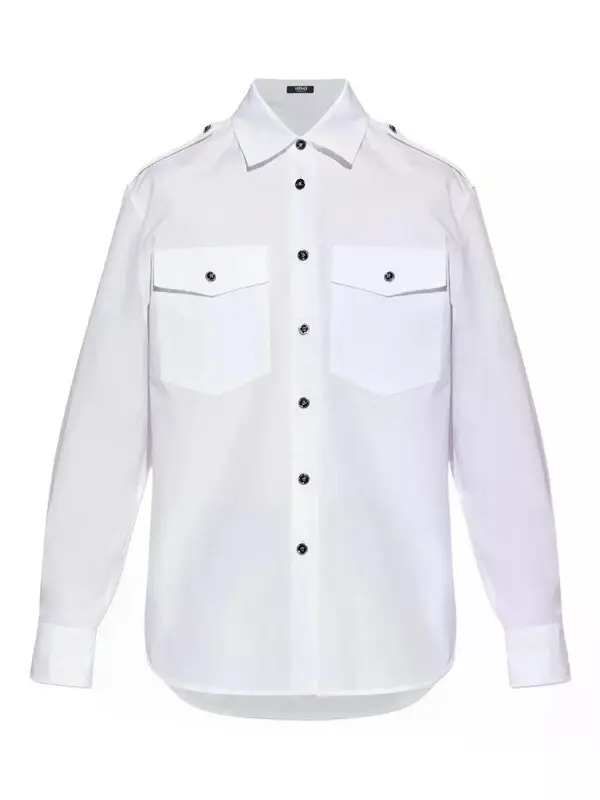 Versace Flap-pocket Buttoned Shirt