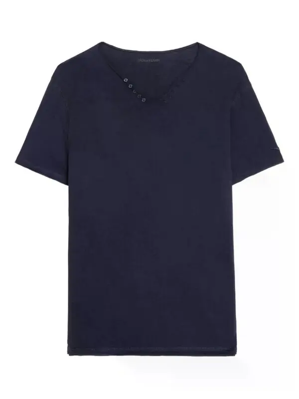 Zadig&Voltaire V-neck T-shirt - Blue