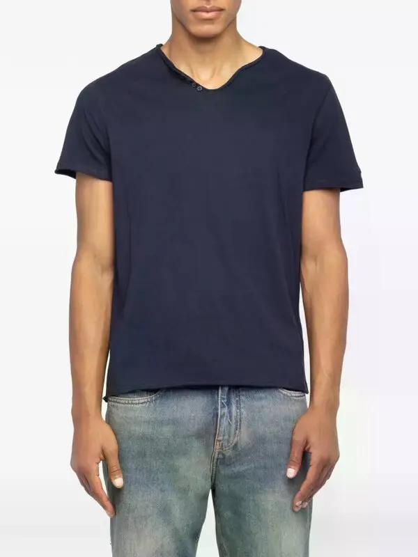 Zadig&Voltaire V-neck T-shirt - Blue