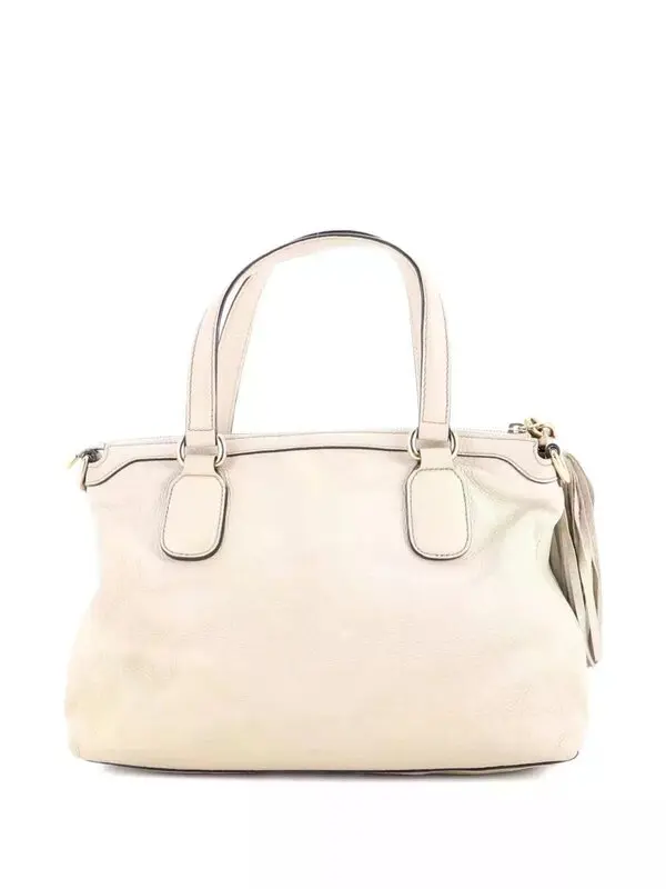 Gucci Soho Convertible Top Handle Satchel - Neutrals