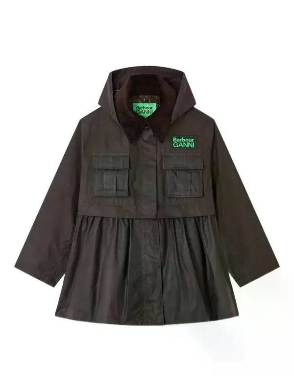 GANNI X Barbour Peplum Wax Jacket