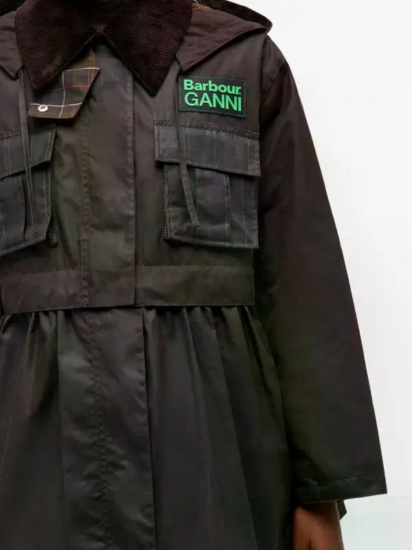 GANNI X Barbour Peplum Wax Jacket