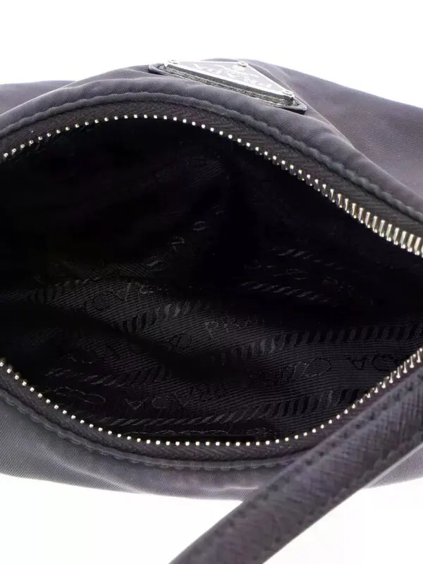 Prada Re-edition 2000 Tessuto Mini Hobo Bag - Black
