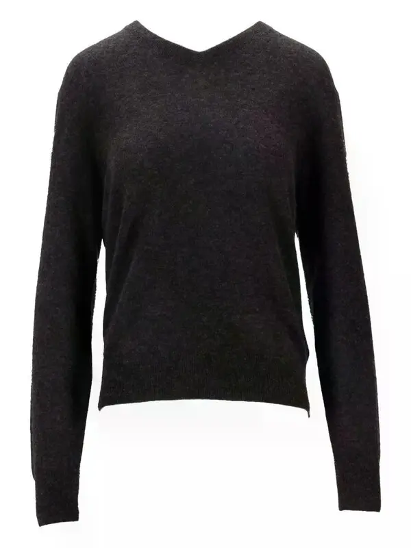 Saint Laurent V-neck Long Sleeve Sweater