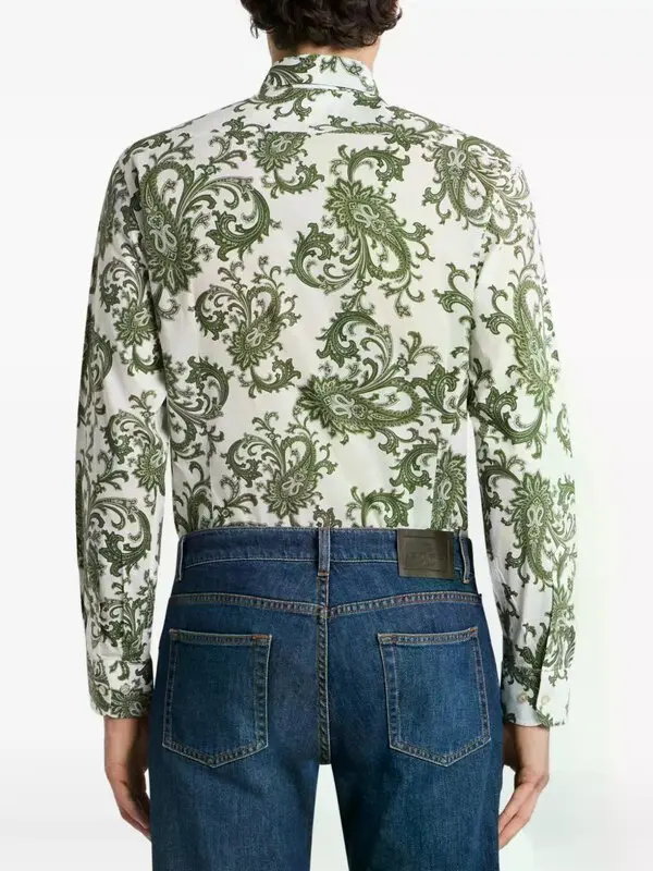 Etro Paisley Cotton Shirt - White