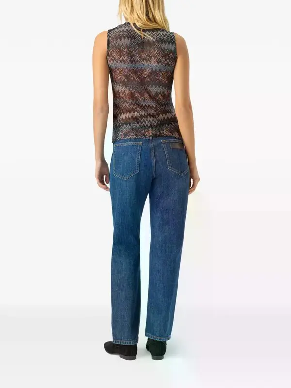 Missoni Sleeveless Zigzag Top