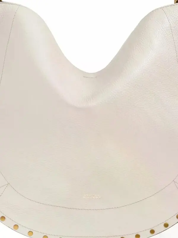 Isabel Marant Étoile Oskan Studded Shoulder Bag - Neutrals