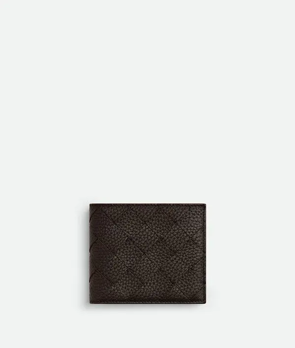 BOTTEGA  VENETA Intrecciato Bi-fold Wallet With Coin Purse - Fondant