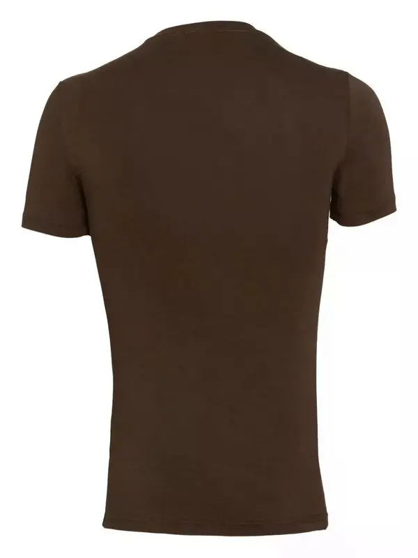 Zegna Crew-neck T-shirt - Brown