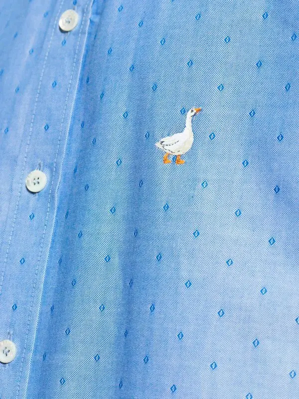 Moschino Goose-embroidered Shirt
