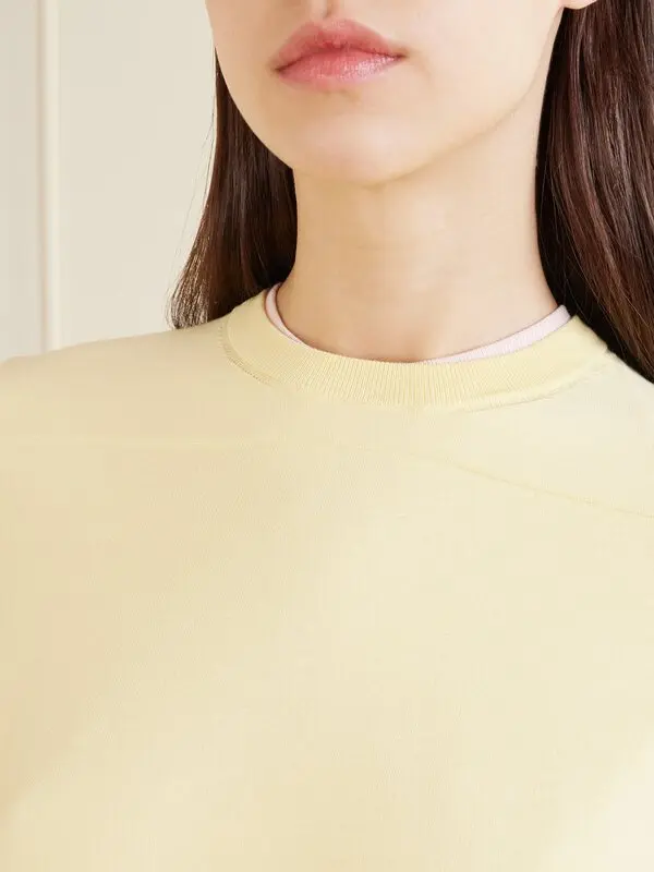 JIL SANDER Cotton Crew Neck Sweater