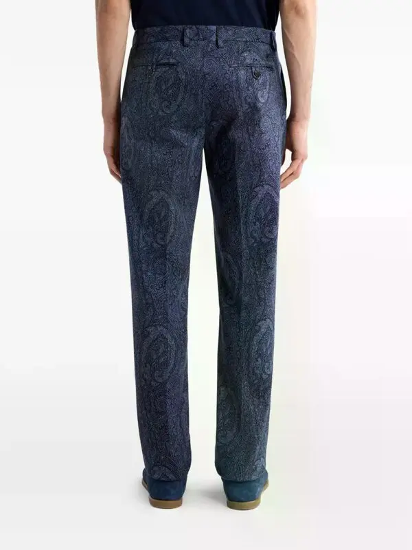 Etro Cotton Jacquard Trousers
