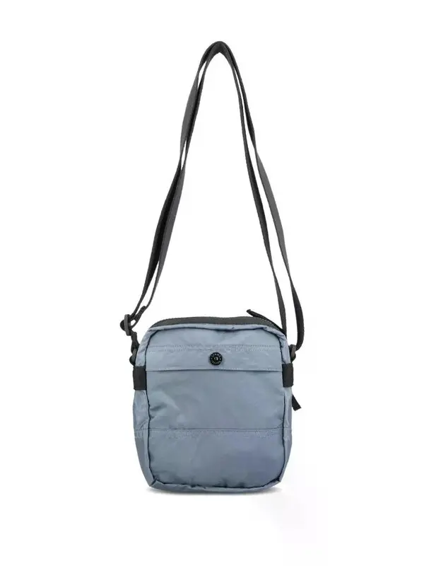 Stone Island Logo-detail Shoulder Bag - Blue