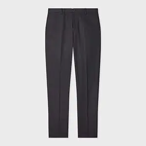 Paul Smith Fine Cotton Twill Trousers - Blue