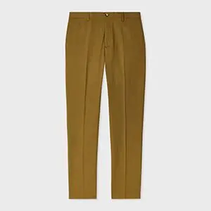 Paul Smith Fine Cotton Twill Trousers - Brown