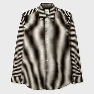 Paul Smith Stripe Cotton-silk Shirt