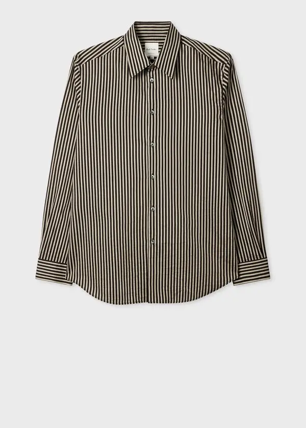 Paul Smith Stripe Cotton-silk Shirt