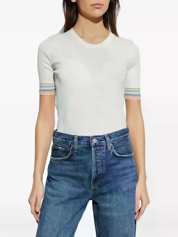 Paul Smith Signature Stripe Ribbed T-shirt