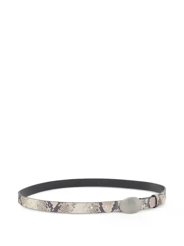 Pinko Embossed Leather Belt