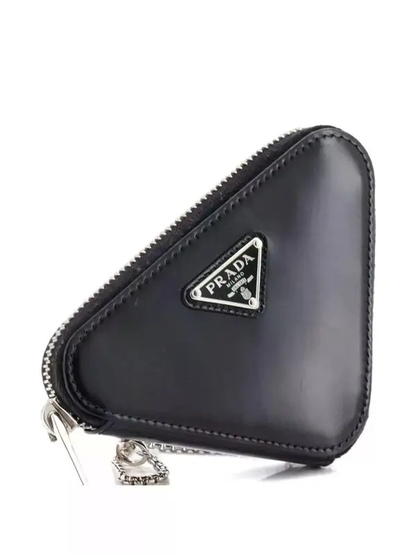 Prada Triangle Pouch With Chain