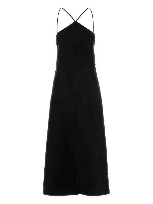 JIL SANDER Cross-back Midi Dress
