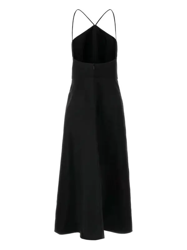JIL SANDER Cross-back Midi Dress