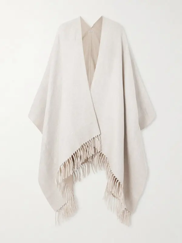 Brunello Cucinelli Fringed Linen-blend Scarf